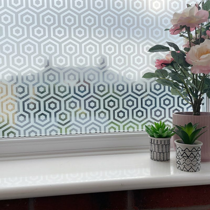 Patterned Frosted Window Film