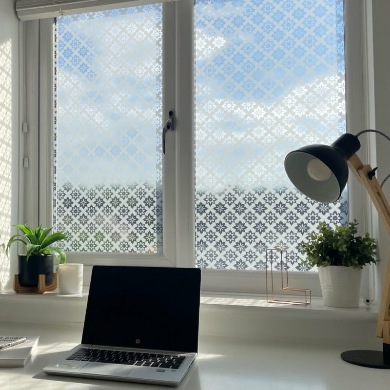 Patterned Frosted Window Film