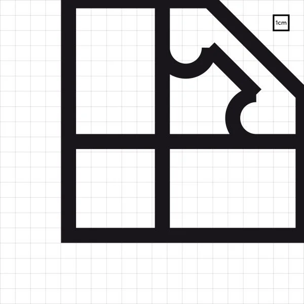 Sample of Croydon Window Film Frame