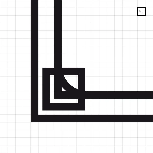 Frosted Privacy Window film with Islington Frame Design