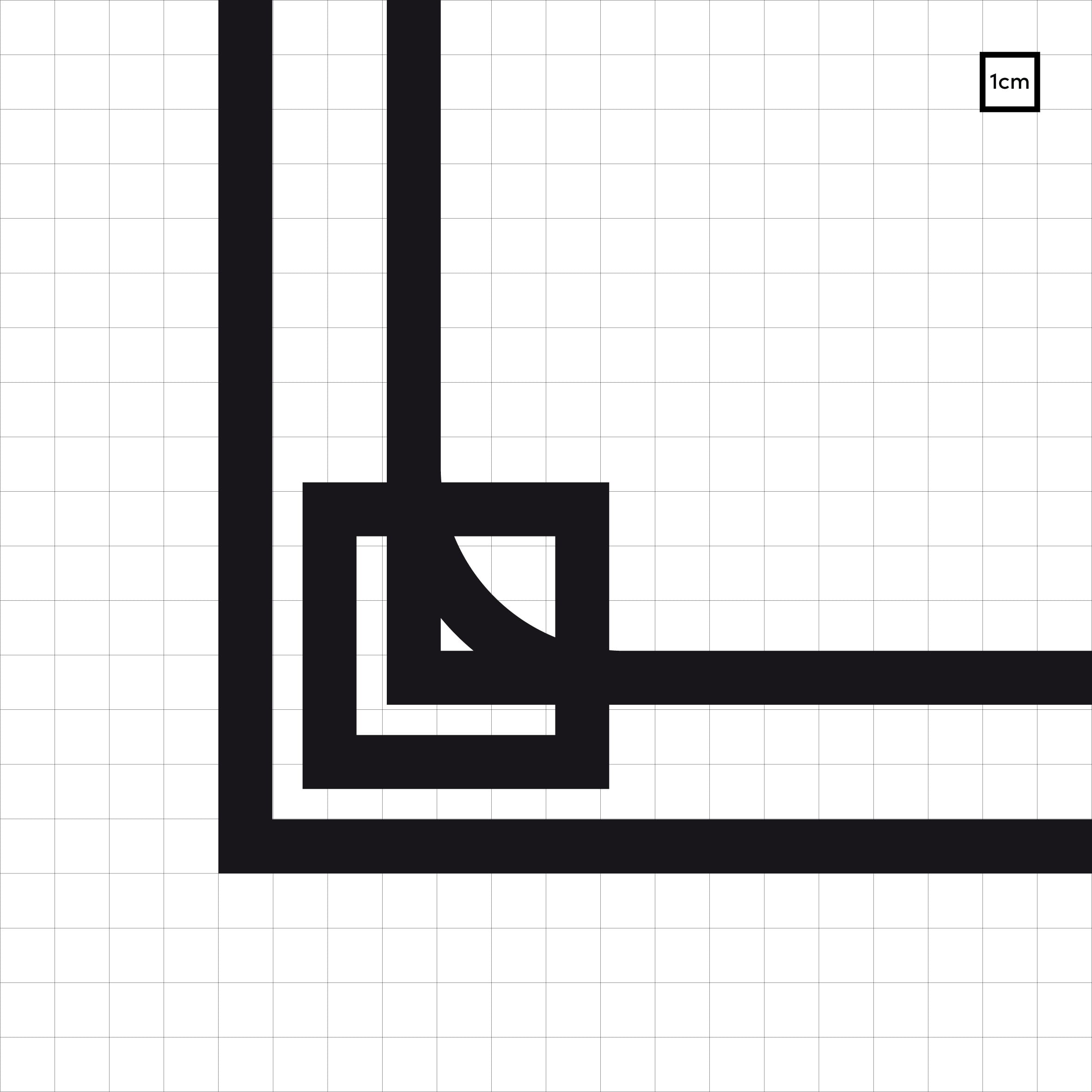 Frosted Privacy Window film with Islington Frame Design