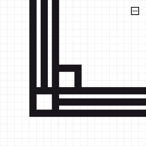 Frosted Privacy Window film with Kensington Frame Design