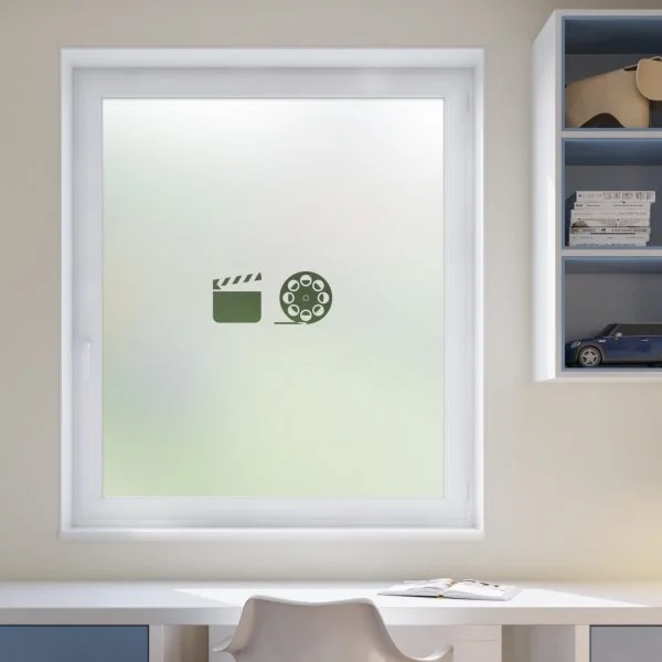 Sample of Movies Centrepiece Window Film