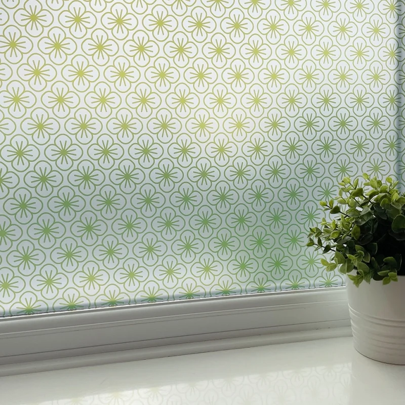 Contemporary Patterned Privacy Window Film