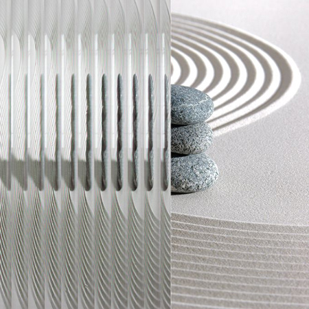 Reeded Glass Window Film - Lustalux