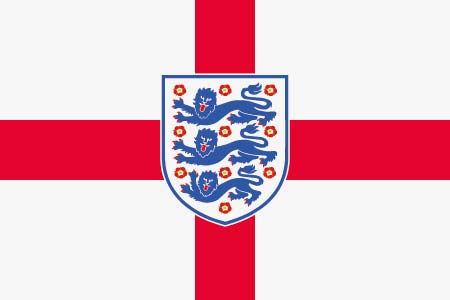Euro 2024 England | Football Flags Window Cling Sticker