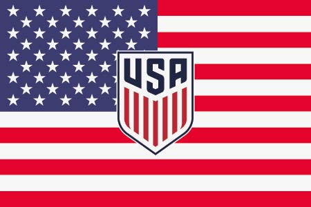 World Cup â€“ USA | Football Flags â€“ Window Cling Sticker