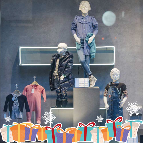 Our seasonal window film designs