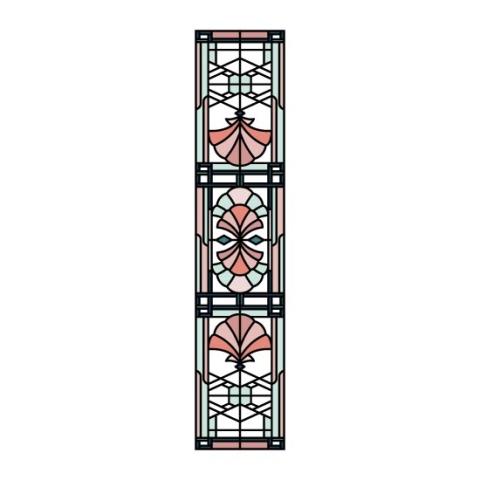 Beatrice Stained Glass Window Film - Lustalux at Home