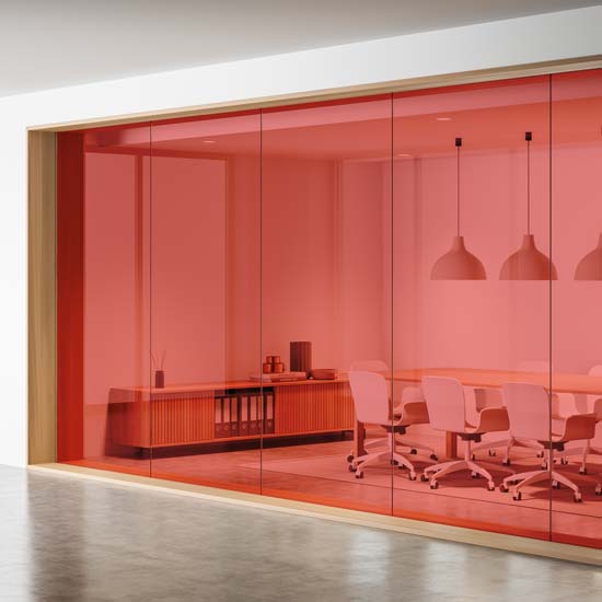 Red Transparent Coloured Film