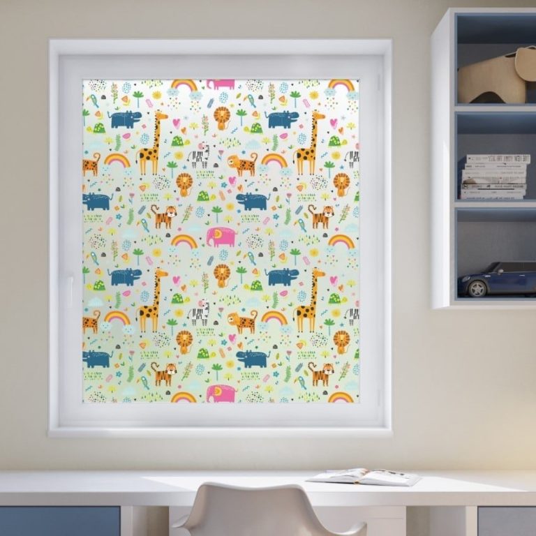 Sample of Beatrice Stained Glass Window Film