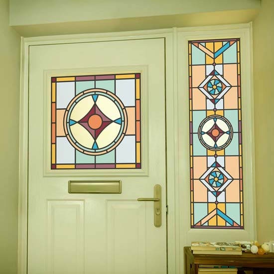 Sample of Julian Stained Glass Window Film
