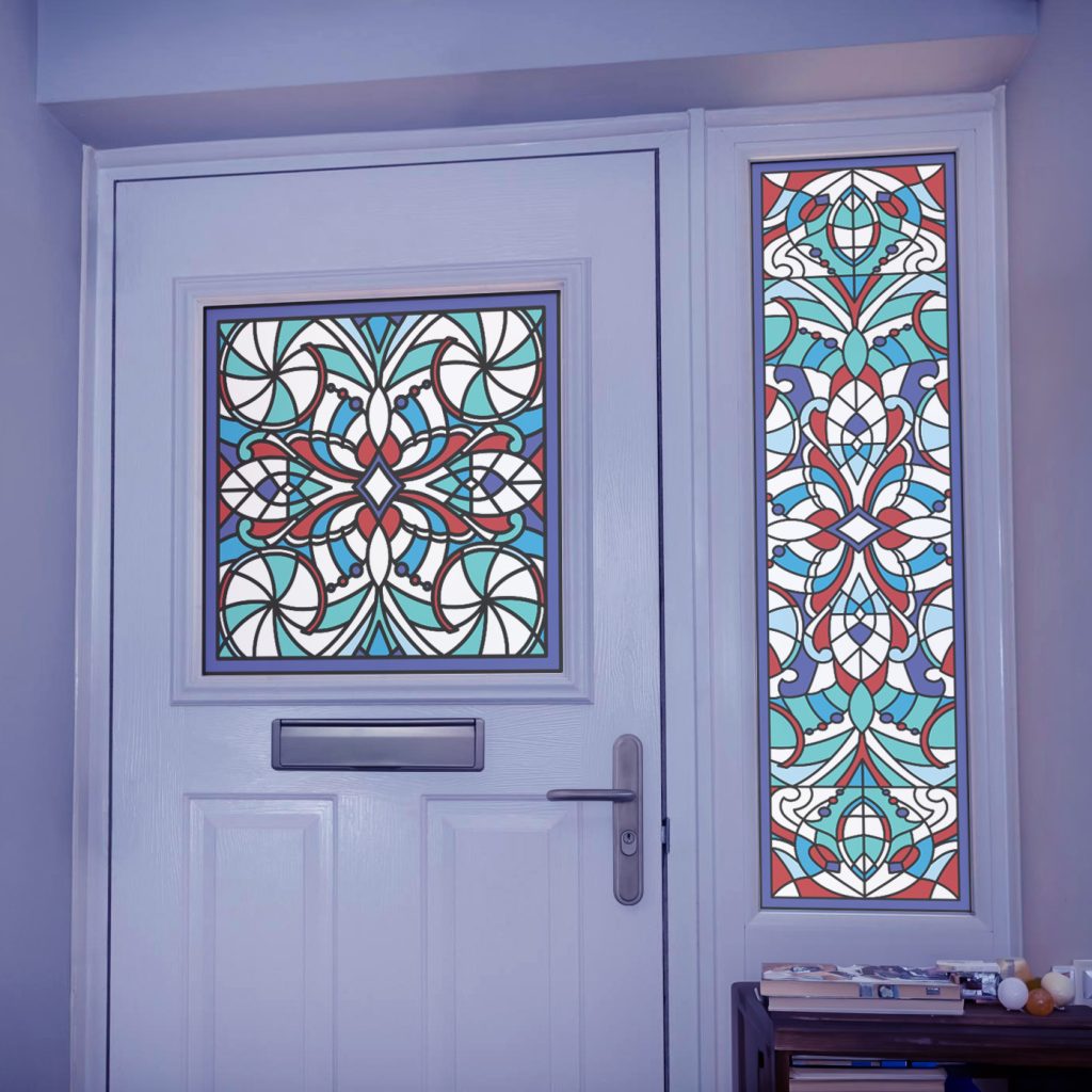 Sample of Harold Stained Glass Window Film